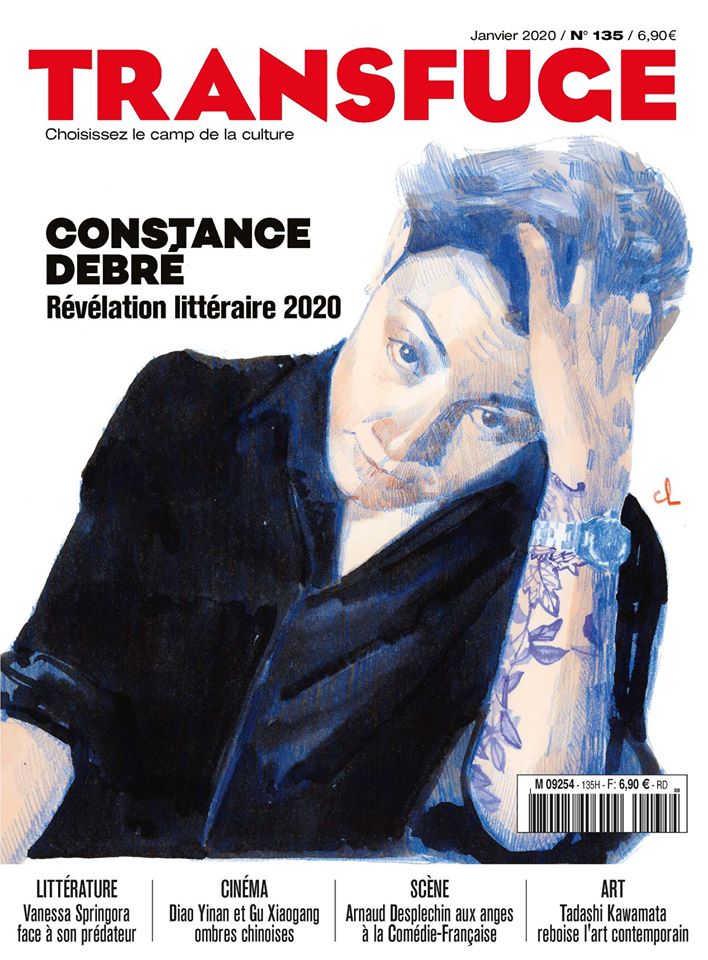 Constance Debré, révélation littéraire 2020 - Transfuge